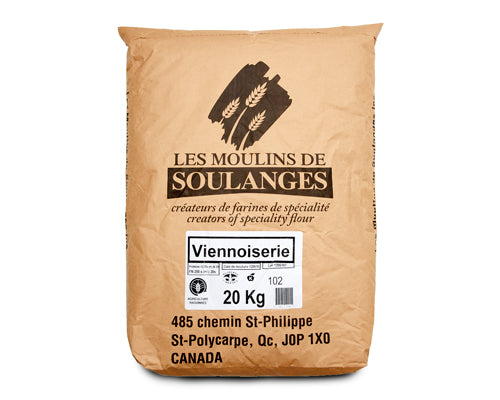Farine pour viennoiserie — Les Moulins de Soulanges — 20 kg – PantryLot